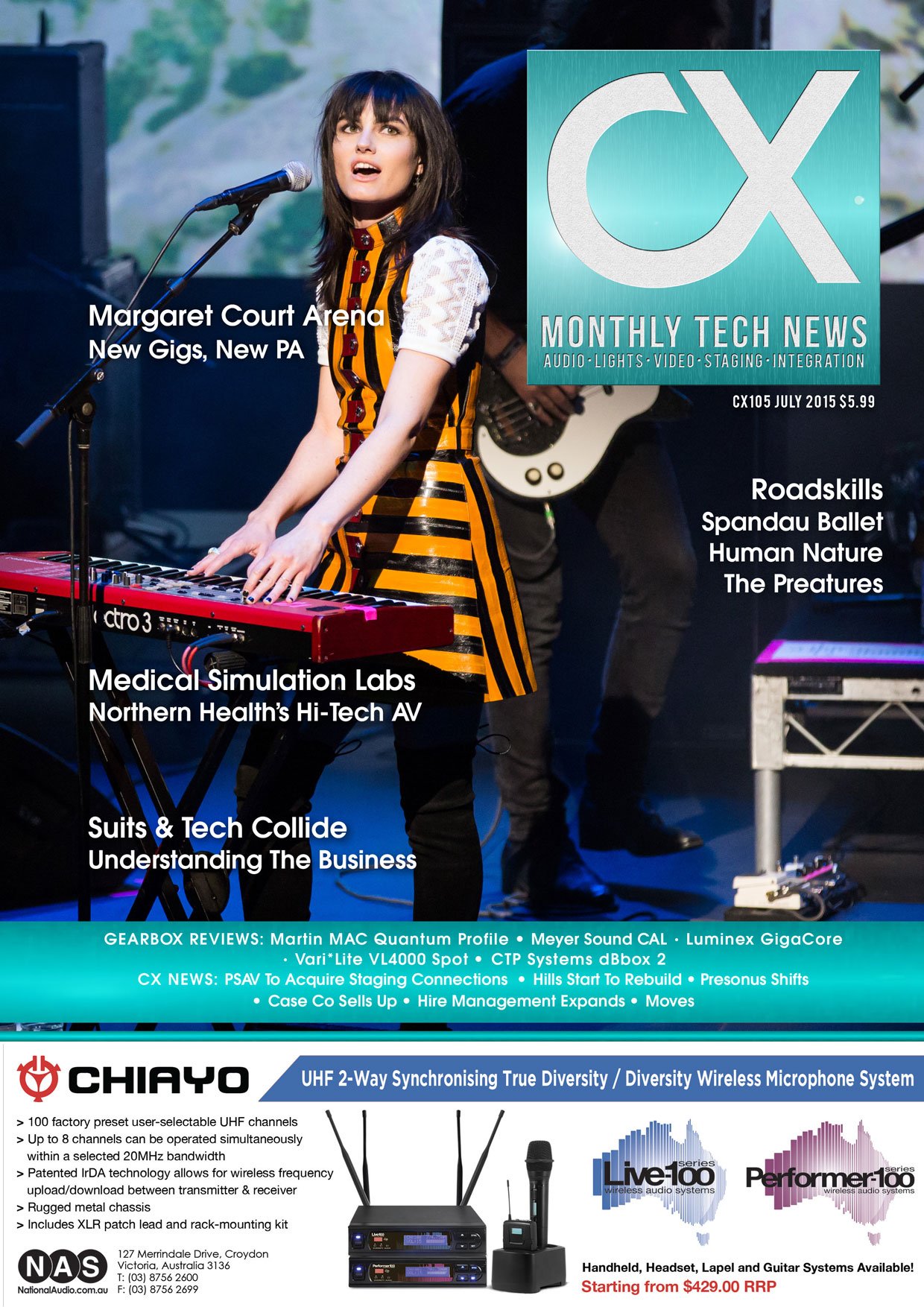 CX105 Jul 2015 — CX Network