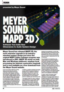 Meyer Sound MAPP 3D — CX Network